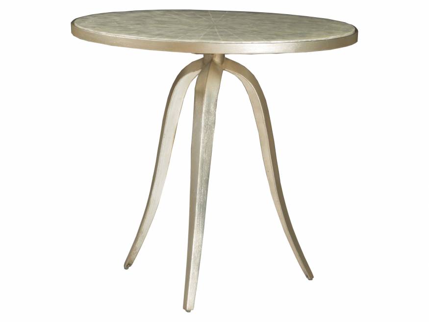 Champagne - 2155-950 | Capiz Round End Table | Signature Designs|