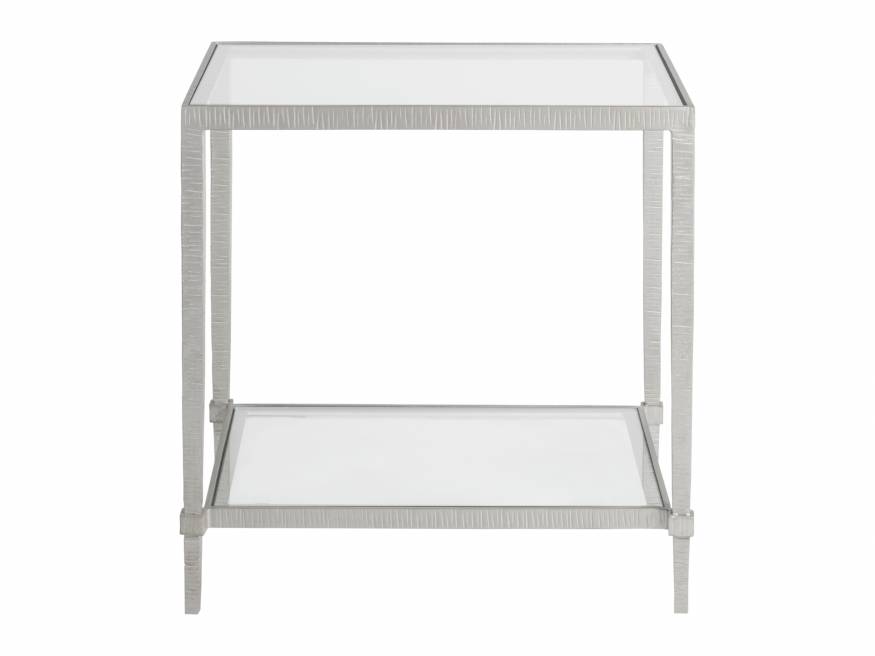 Argento - 2233-953-46 | Claret Rectangular End Table | Metal Designs|