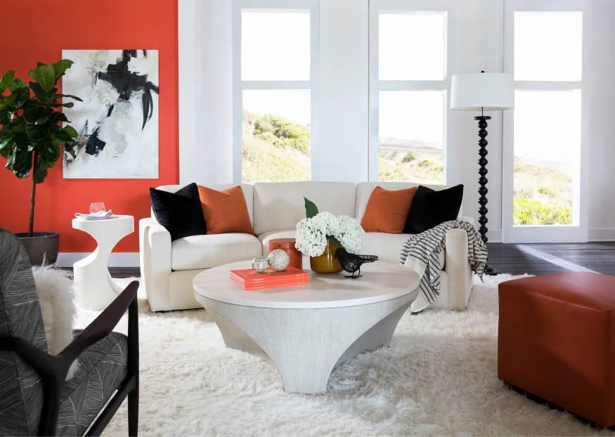 Taupe - 2300-943 | Mar Monte Round Cocktail Table | Mar Monte|