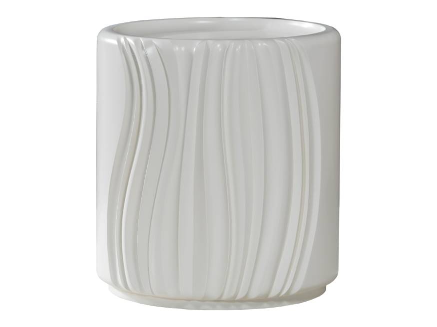 Ivory - 2315-953 | Volante Round Drum End Table | Signature Designs|