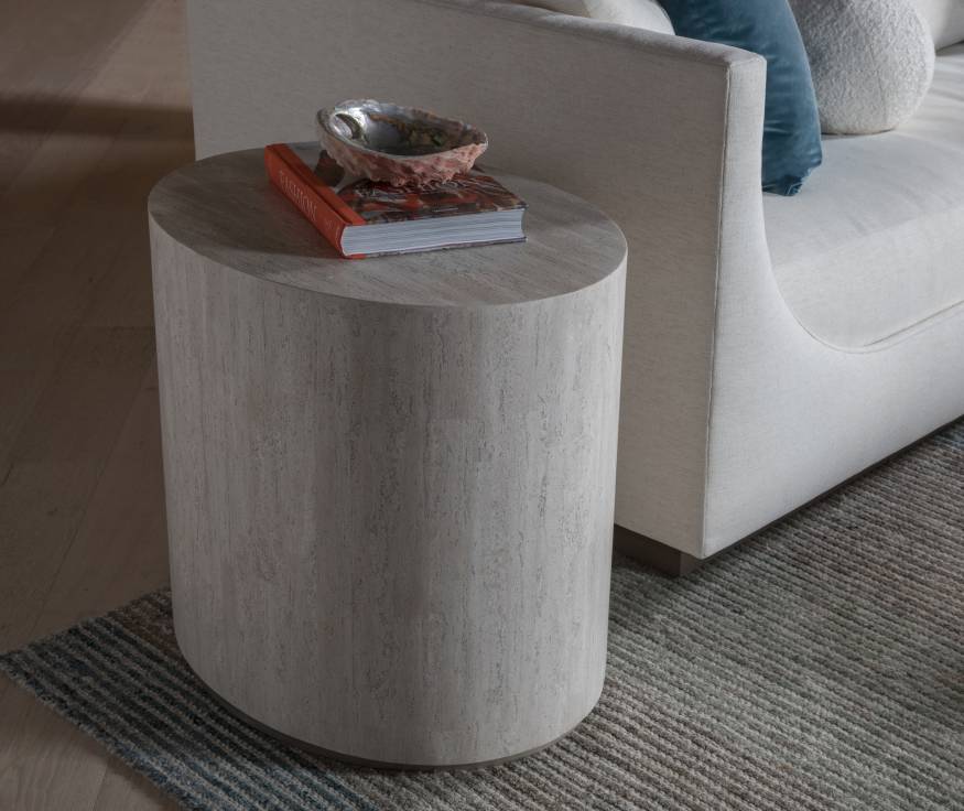 Creamy White - 2317-957 | Cassio Oval Side Table | Signature Designs|