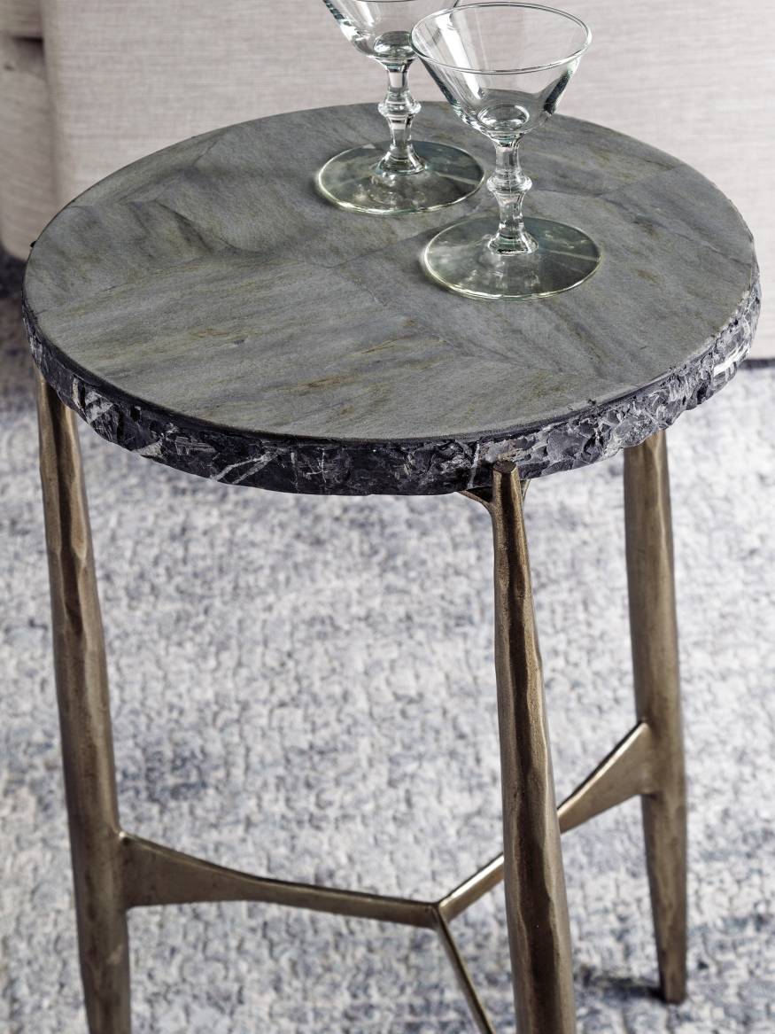 Silver Leaf - 2320-950 | Tybalt Spot Table | Signature Designs|